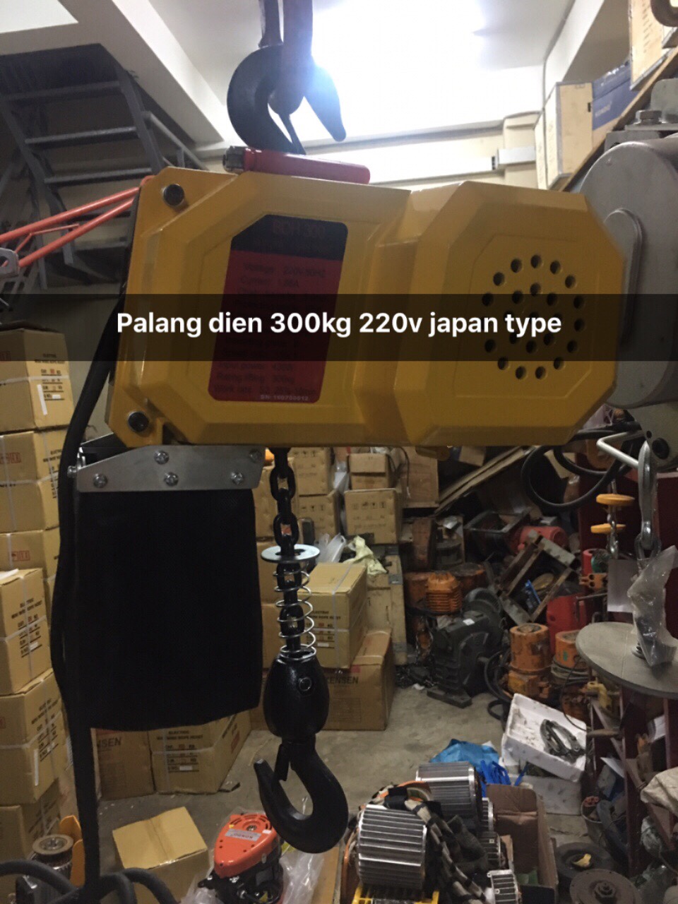 PALANG XÍCH ĐIỆN MINI 300KG KOORFLCO 220V TAIWAN,PALANG ĐIỆN MINI 300KG ...