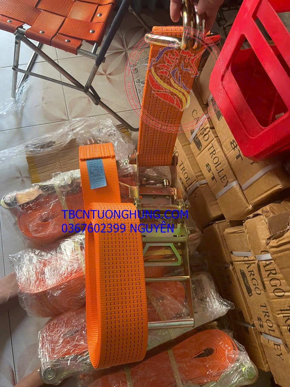 Dây cảo chằng hàng 10 tấn bản 100mm,dây chằng hàng 10 tấn 100mm