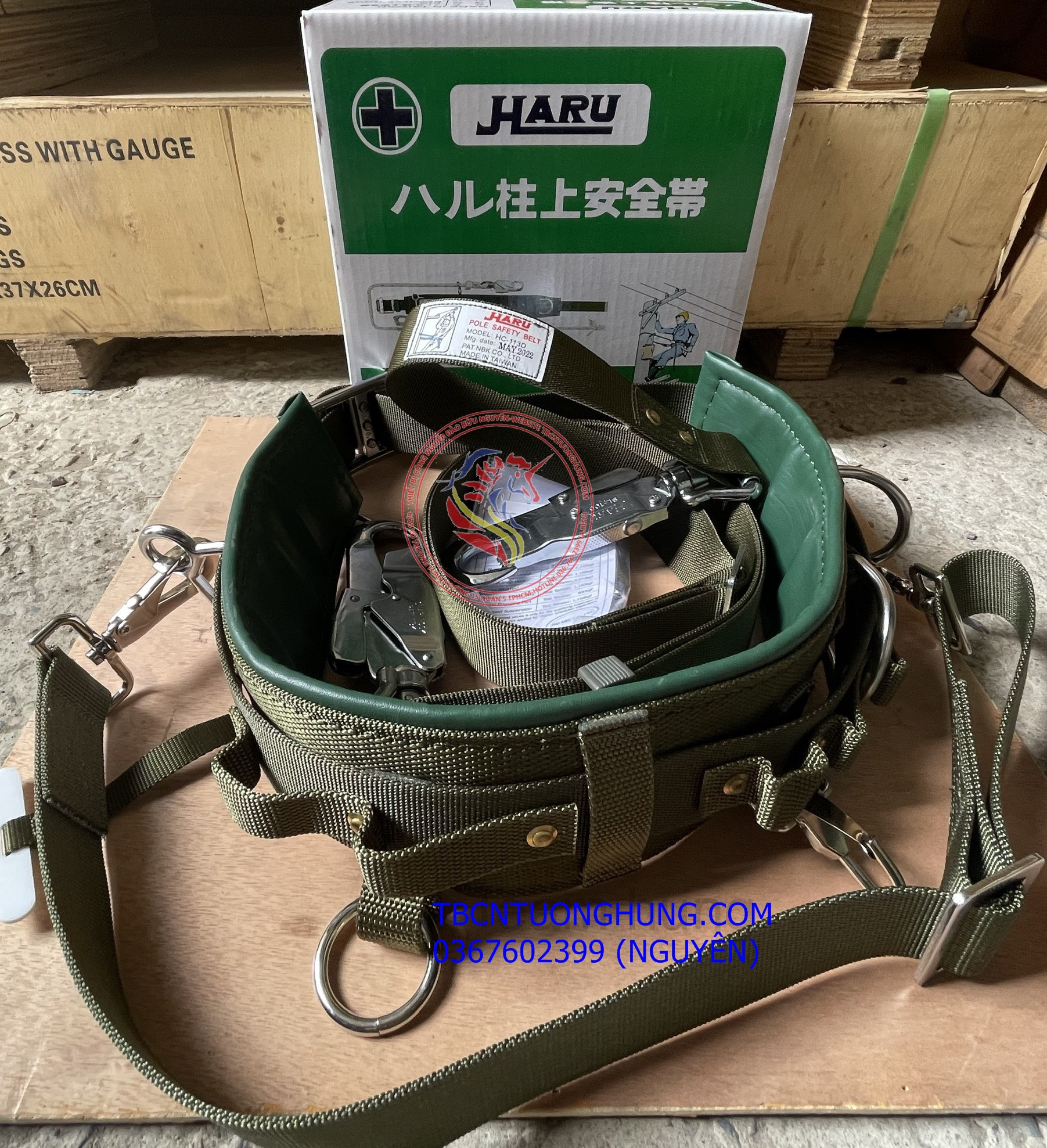 Dây đai bảo hộ lưng Haru HC-113D Taiwan,Nơi bán Dây đai bảo hộ Haru HC-113D Taiwan