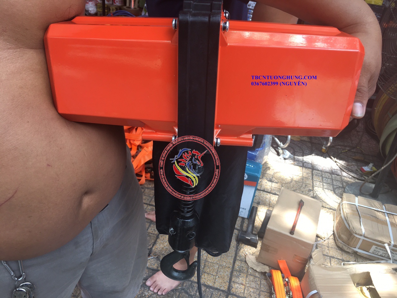 PALANG XÍCH ĐIỆN MINI 500KG KOORFLCO 220V TAIWAN,PALANG ĐIỆN MINI 500KG ...