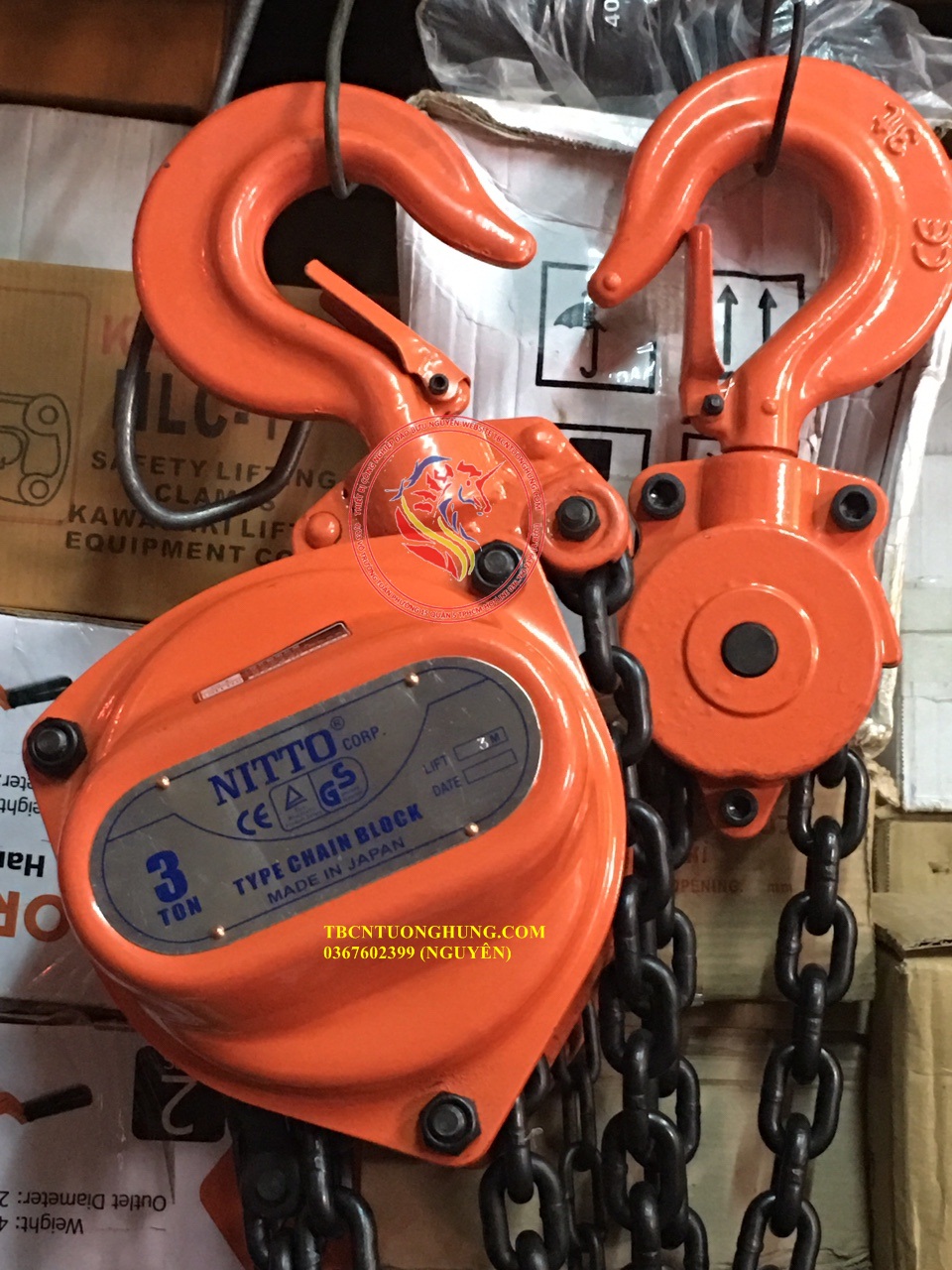 PALANG XÍCH KÉO TAY NITTO 3 TẤN 30VP5,PALANG XÍCH NITTO 3 TẤN 30VP5 ...